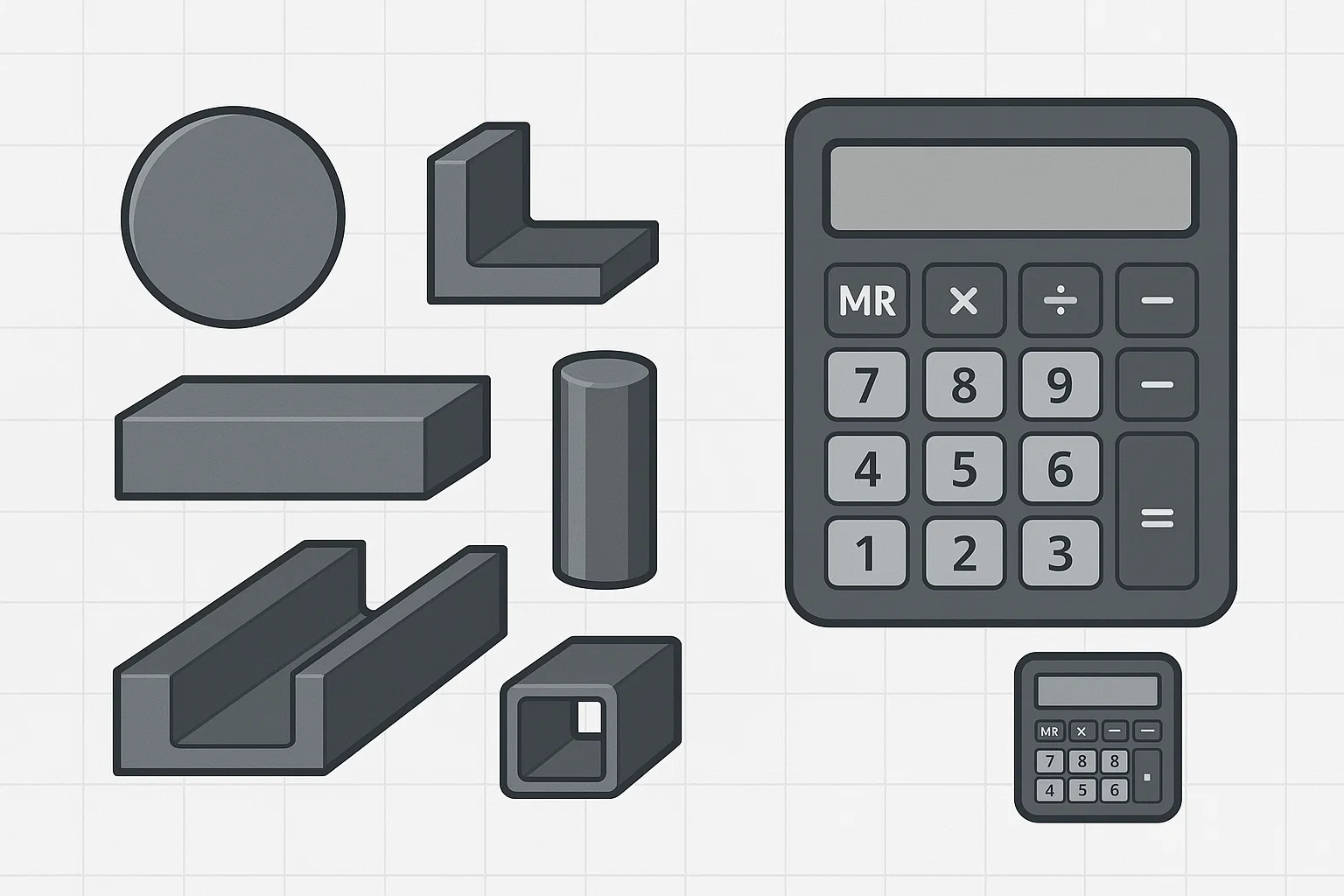 Metal Weight Calculator - Calculate Steel, Aluminum & More