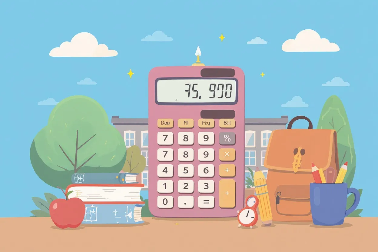 Back to School Budget Calculator | School Supplies Cost Estimator