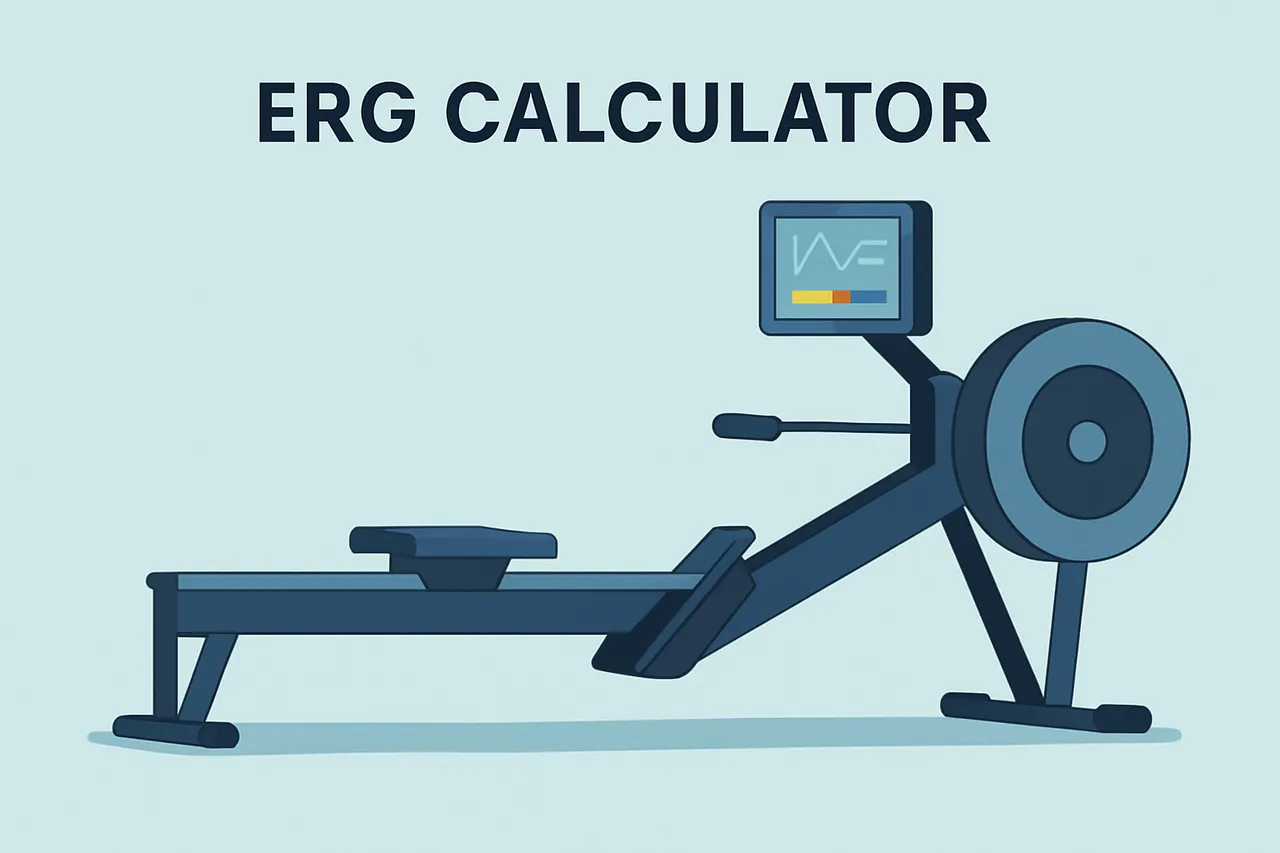 ERG calculator: convert splits, watts, pace and distance!